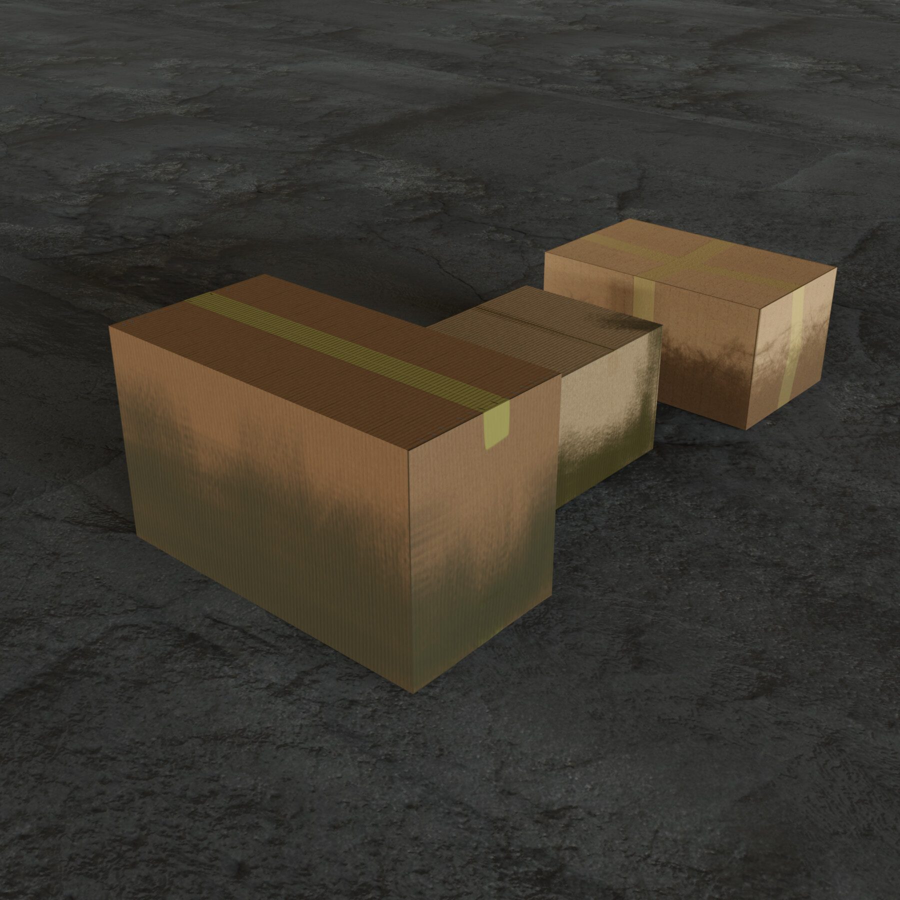 ArtStation - Cardboard Boxes | Resources