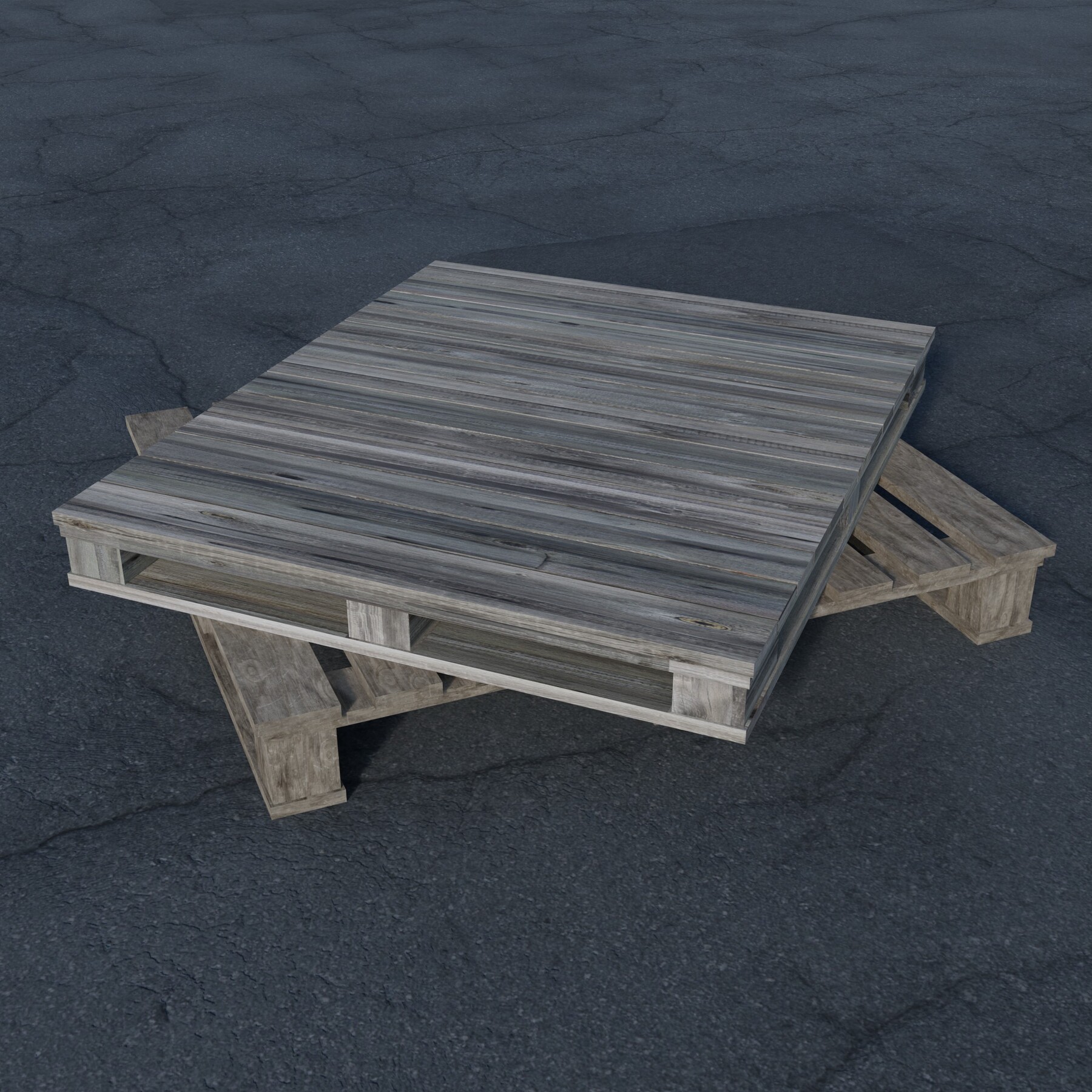 ArtStation - Low Poly Wooden Palletes | Resources