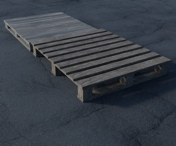 ArtStation - Low Poly Wooden Palletes | Resources