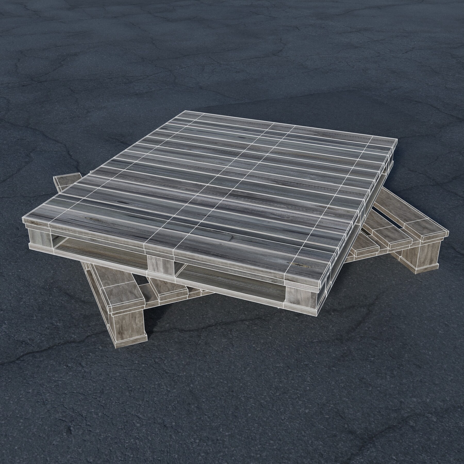 ArtStation - Low Poly Wooden Palletes | Resources