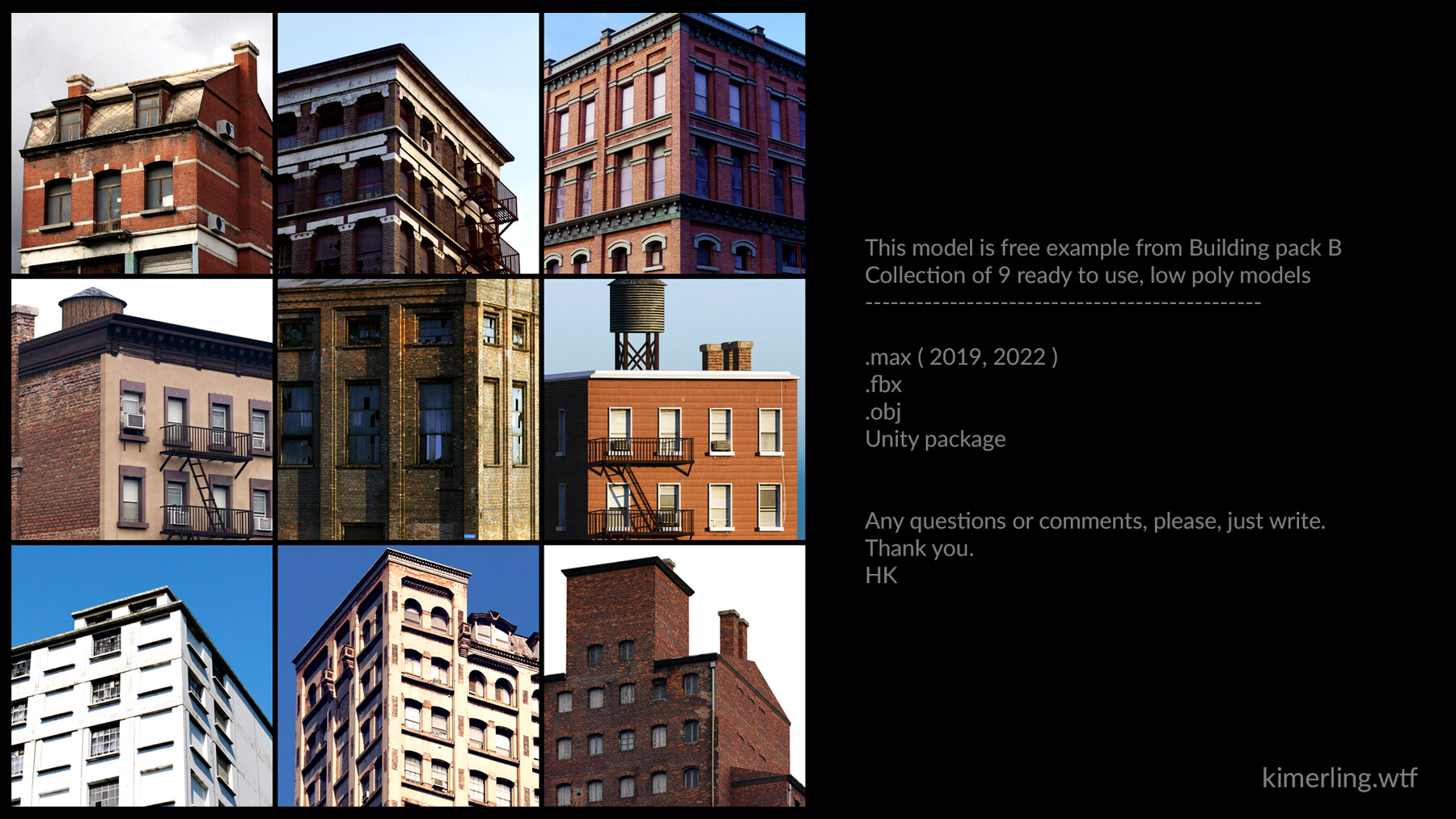 ArtStation - Free Building model | Game Assets