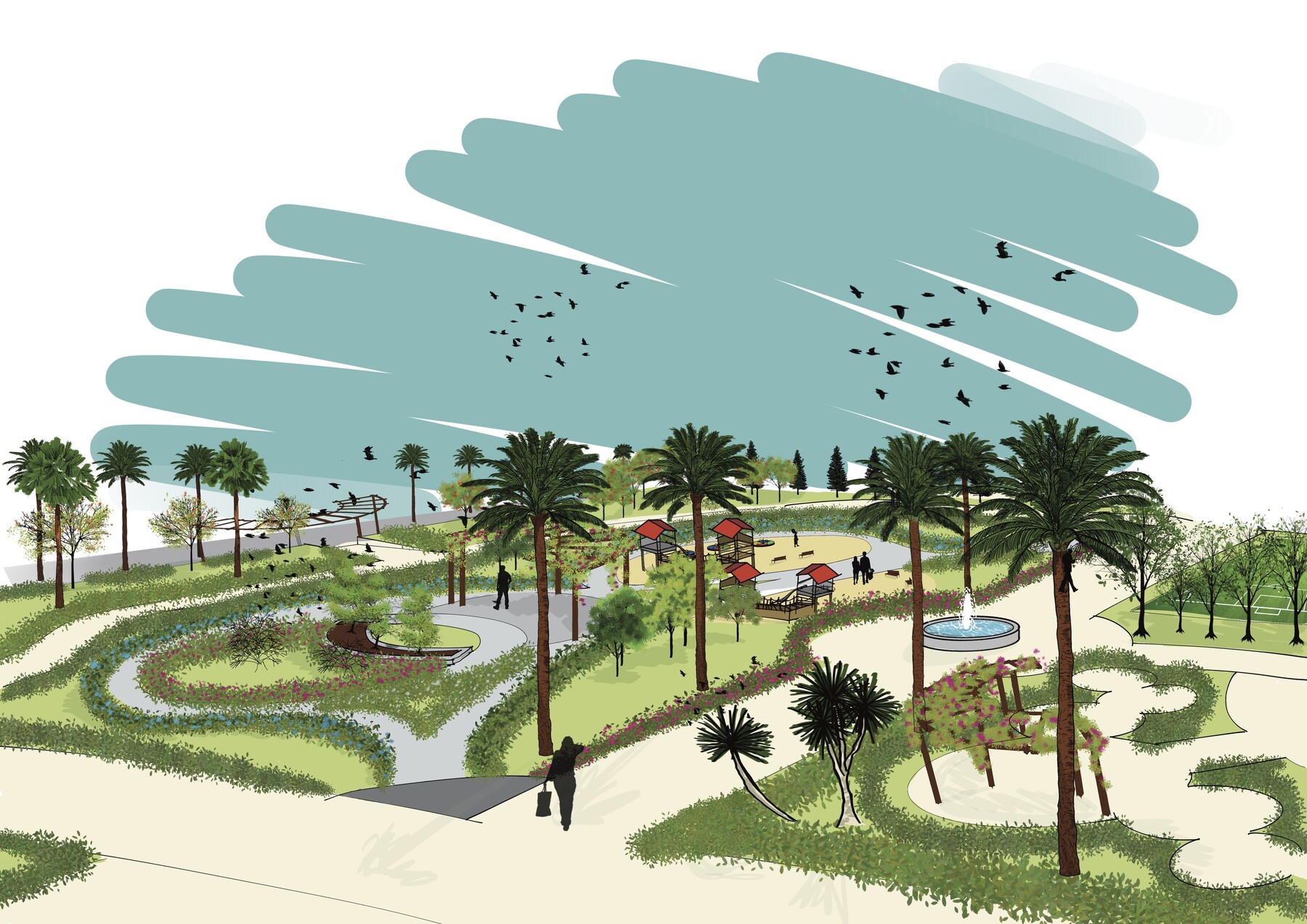 ArtStation - 81 Landscape Architecture Procreate brushes set | Brushes