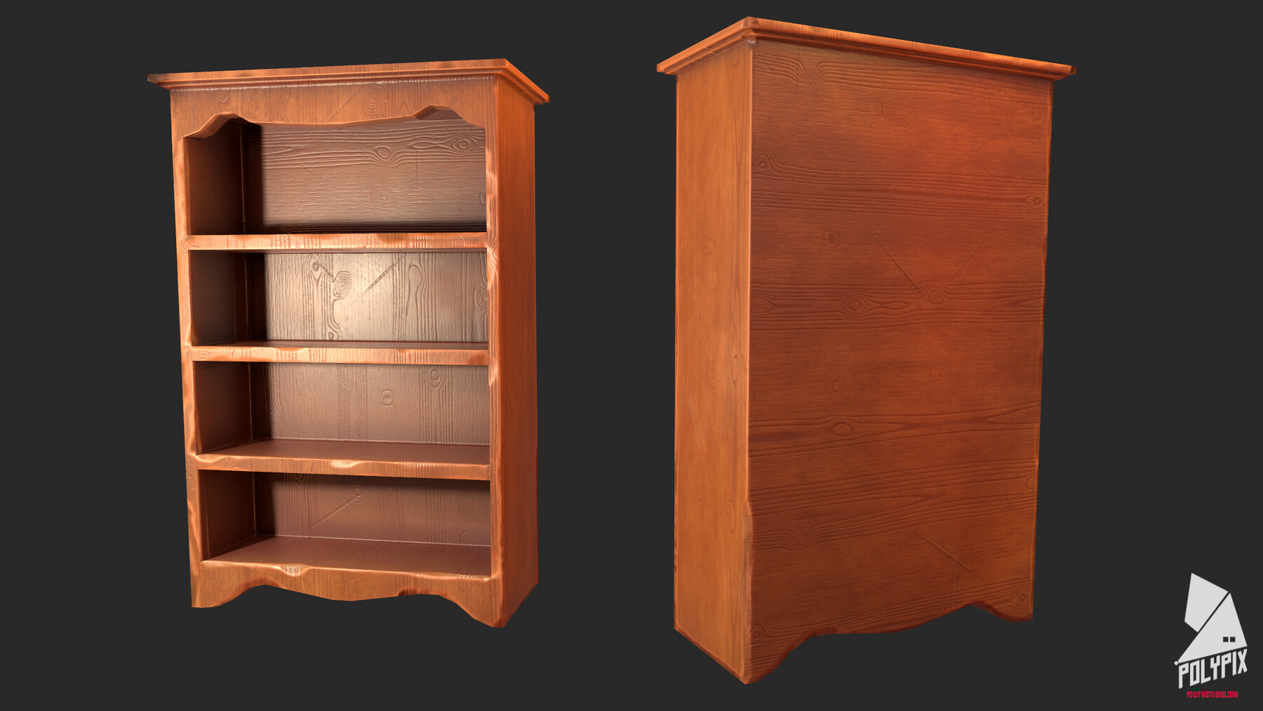ArtStation - Bookshelf | Game Assets