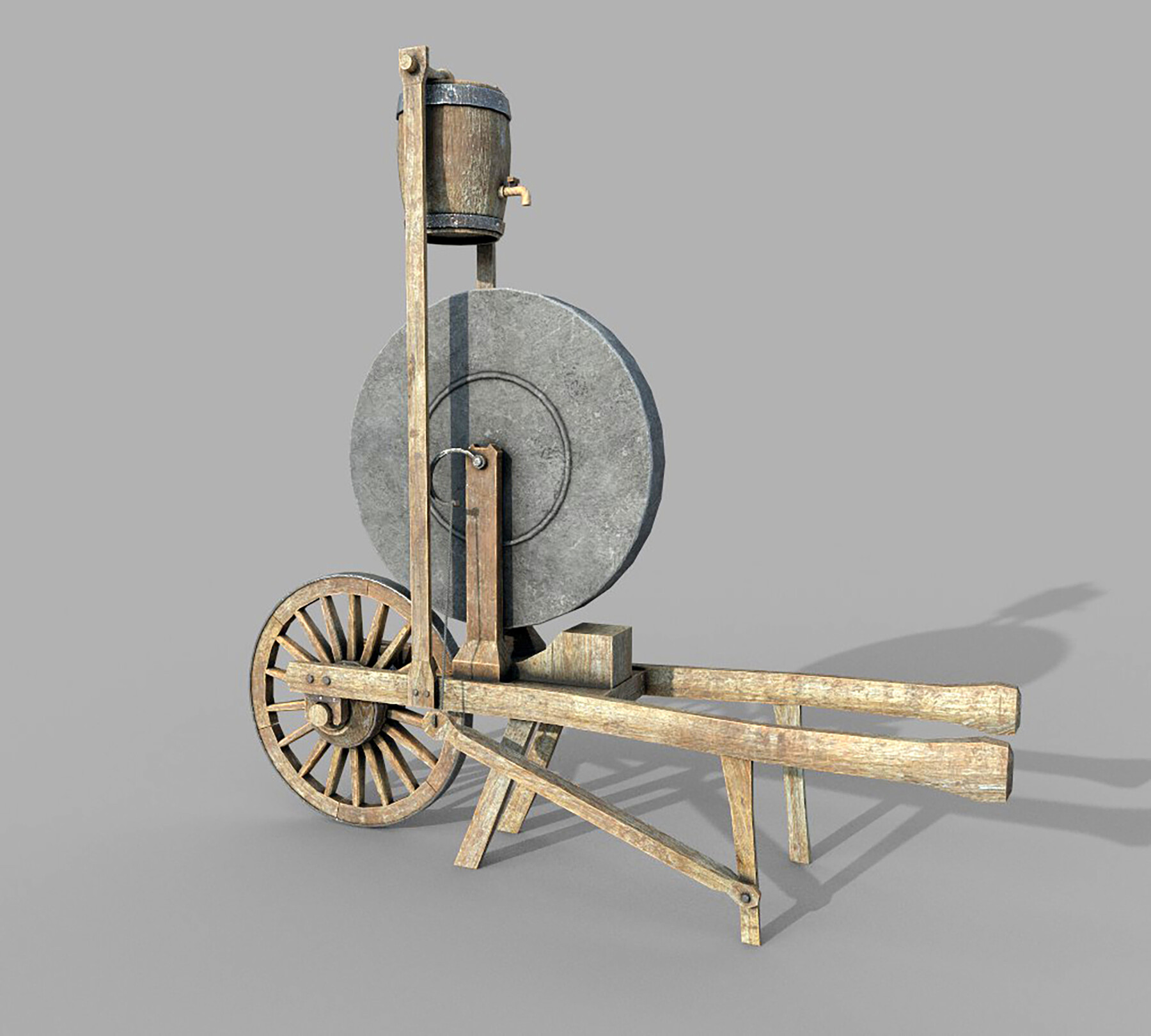 ArtStation - Medieval Grindstone | Game Assets