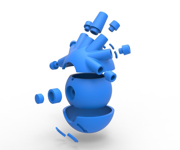 ArtStation - 3D printable Exploud orb | Resources