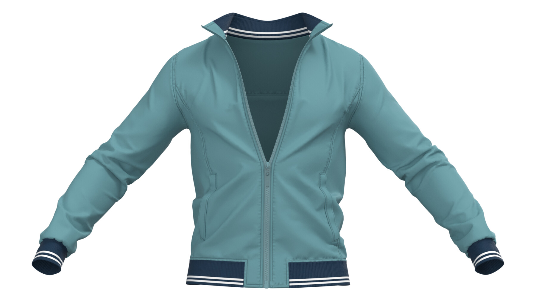 ArtStation - Sport Jacket (Marvelous Designer / Clo 3D project+OBJ ...