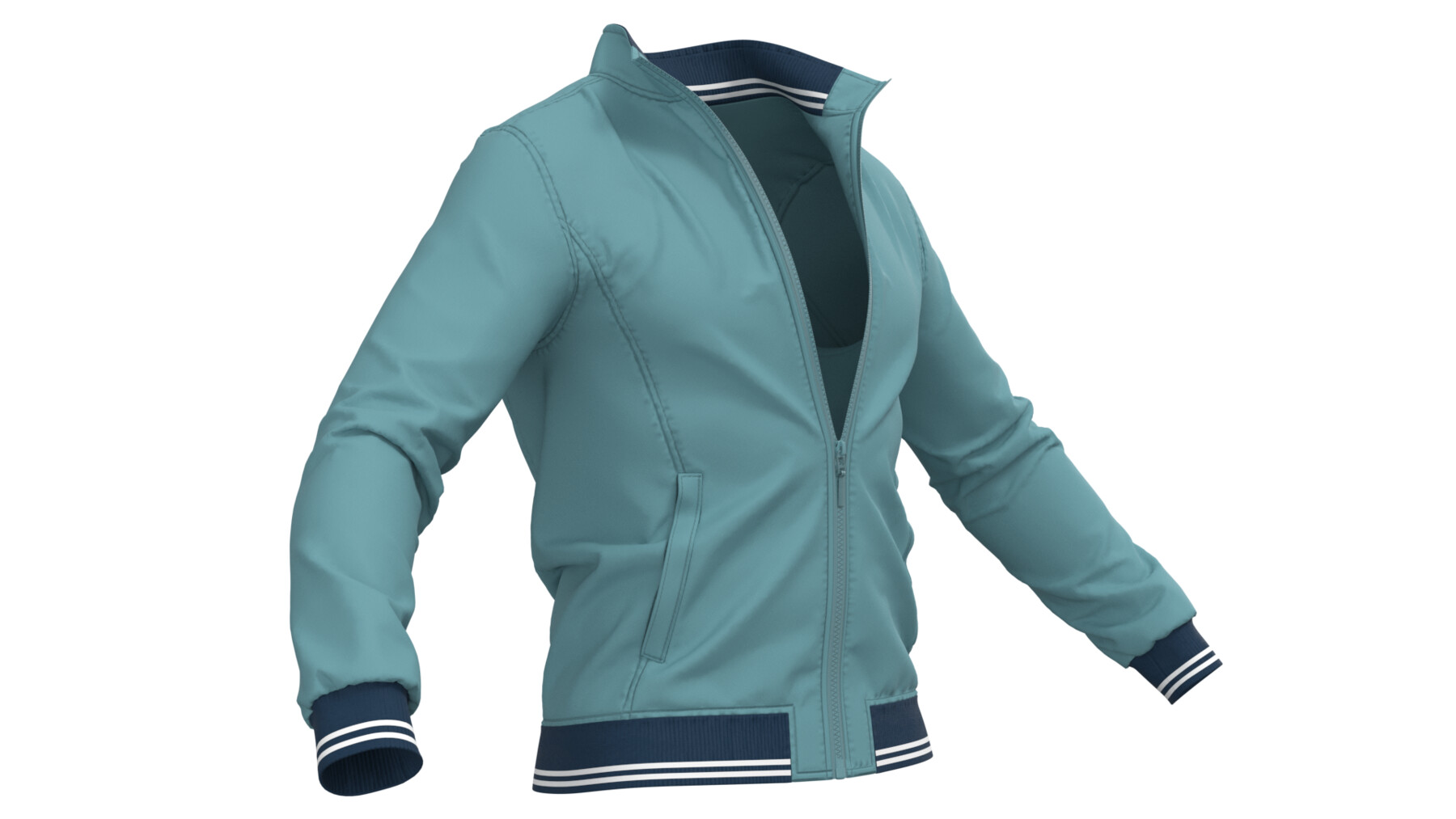 ArtStation - Sport Jacket (Marvelous Designer / Clo 3D project+OBJ ...