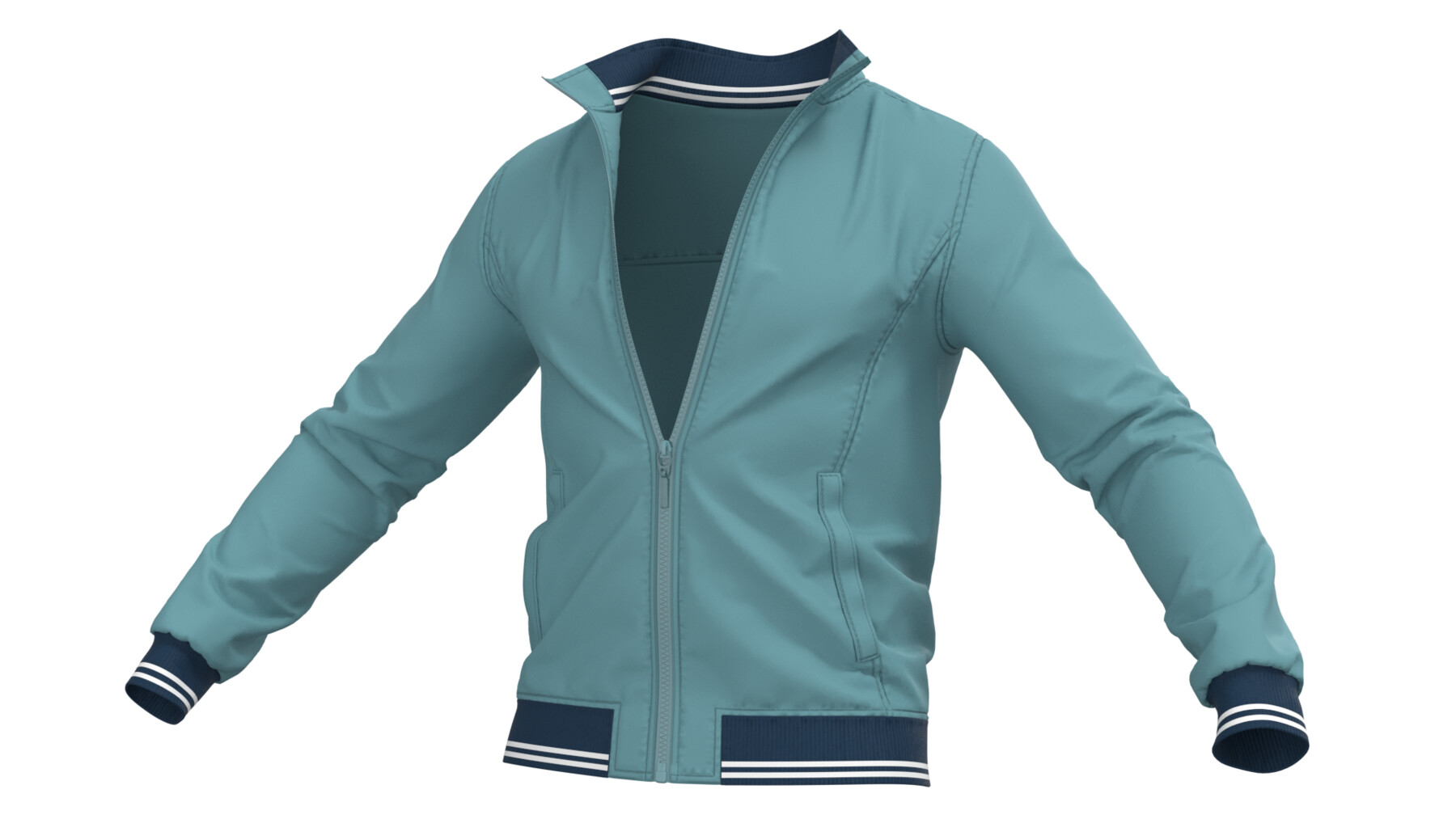ArtStation - Sport Jacket (Marvelous Designer / Clo 3D project+OBJ ...