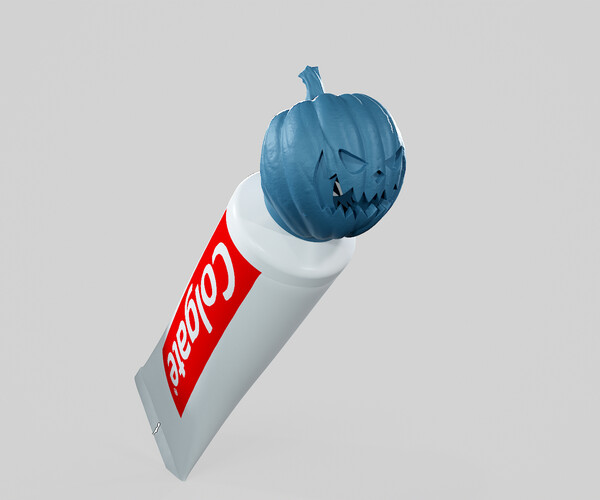 ArtStation - Pumpkin - Toothpaste Cup 01 3D print model STL | Resources