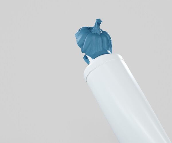 ArtStation - Pumpkin - Toothpaste Cup 01 3D print model STL | Resources