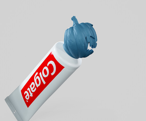 ArtStation - Pumpkin - Toothpaste Cup 01 3D print model STL | Resources