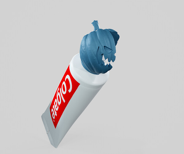 ArtStation - Pumpkin - Toothpaste Cup 01 3D print model STL | Resources