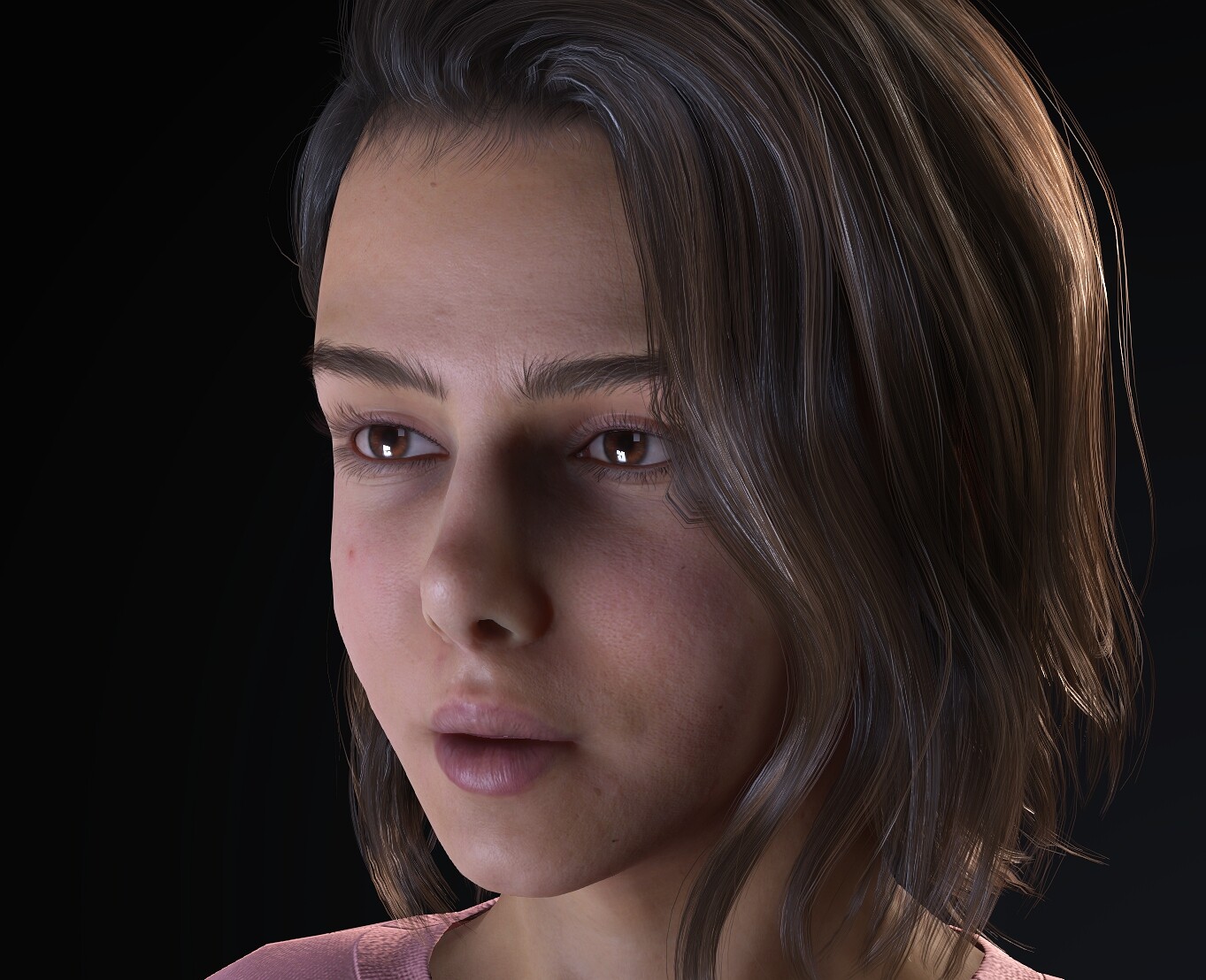 ArtStation - Realistic Female (Amy) | Game Assets