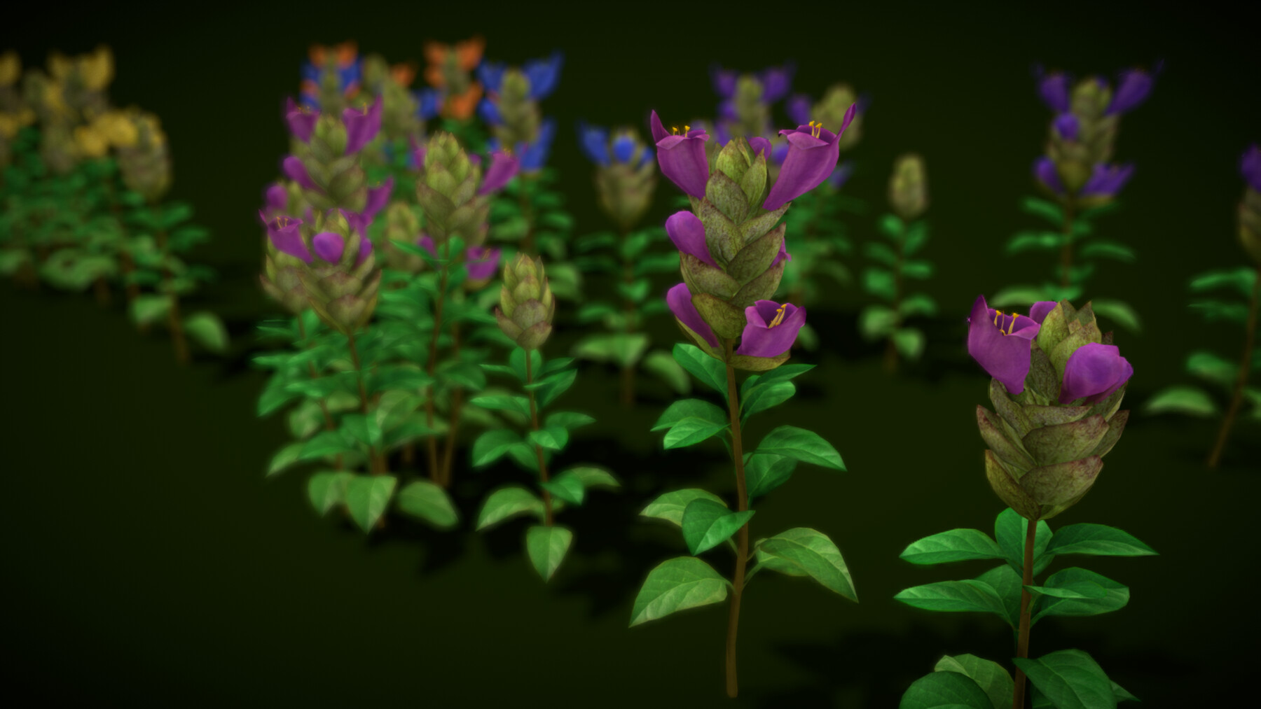 ArtStation - Flower Gmelina Philippensis Cham | Game Assets