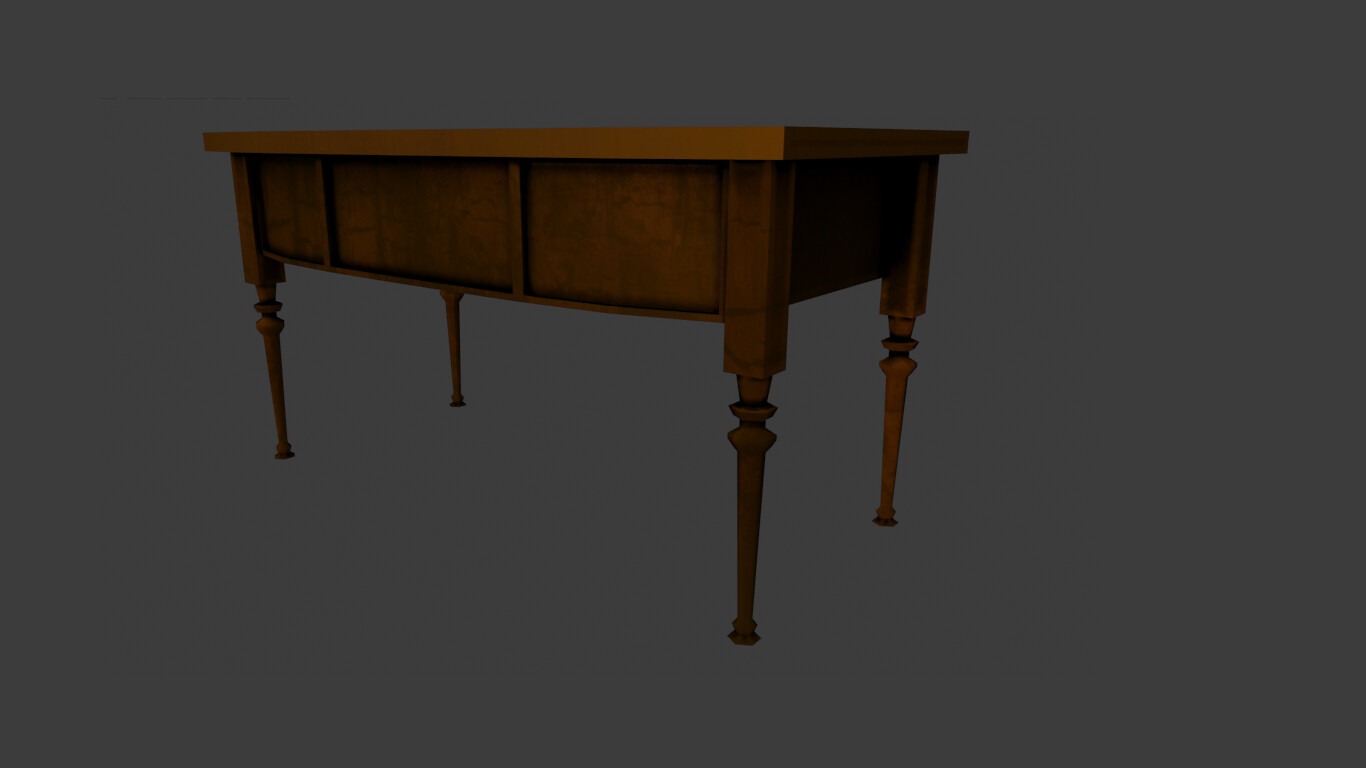 ArtStation - TABLE LOW POLY GAME READY | Game Assets