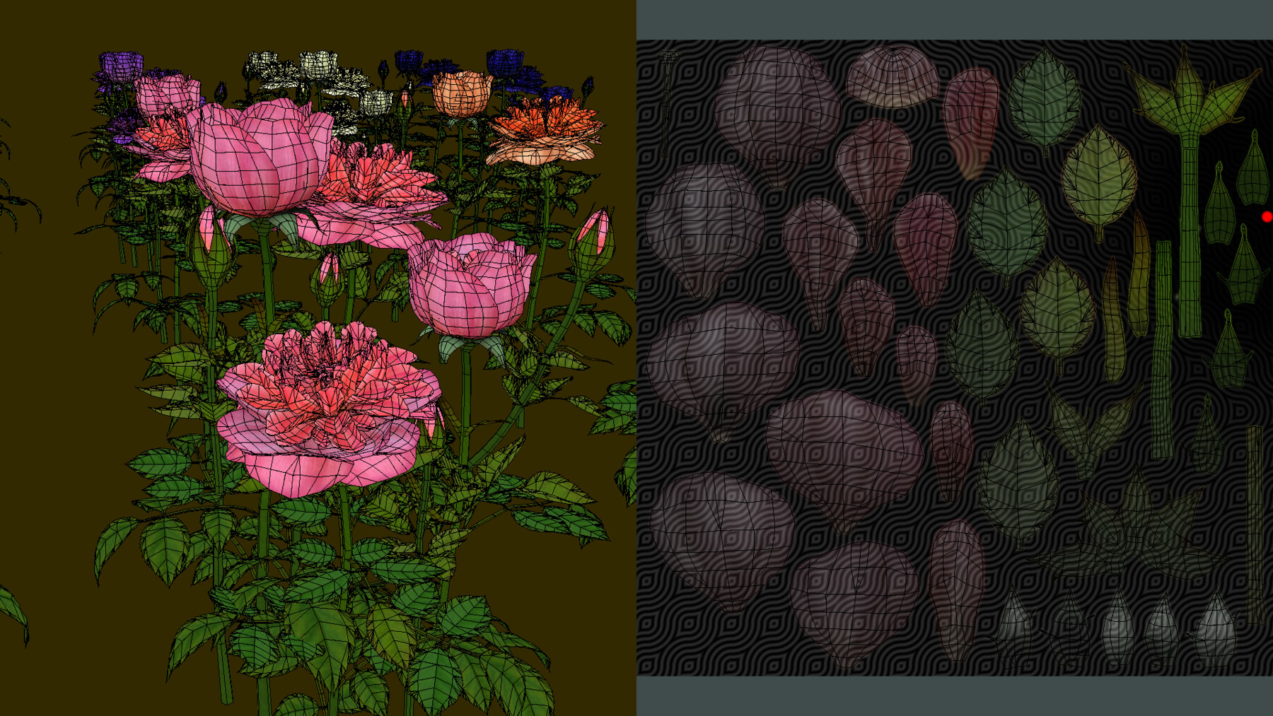 ArtStation - Flower Rose Juliet | Game Assets