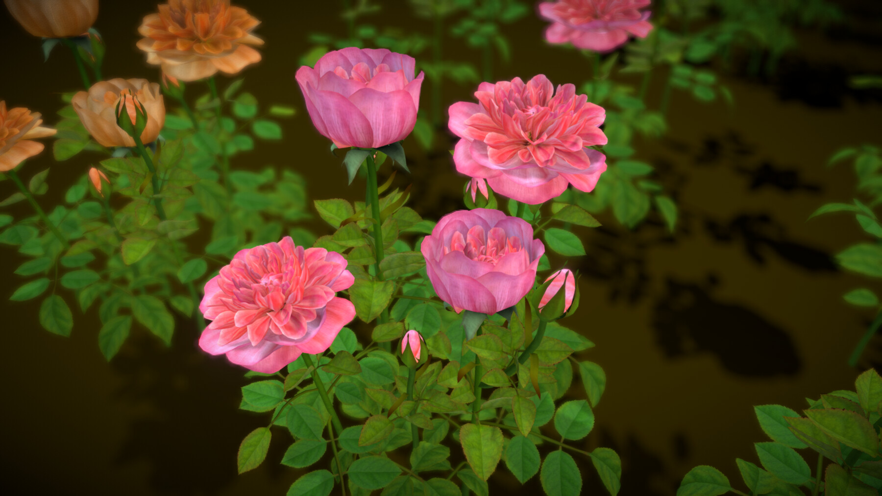 ArtStation - Flower Rose Juliet | Game Assets