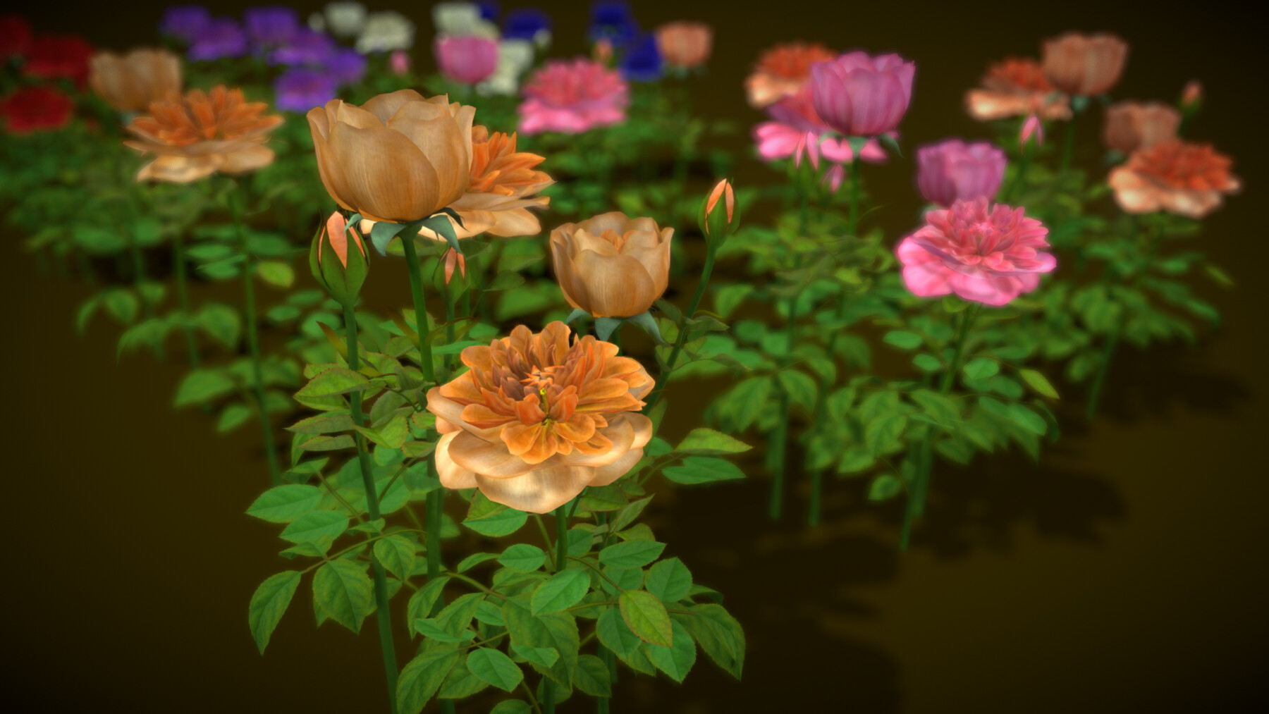 ArtStation - Flower Rose Juliet | Game Assets