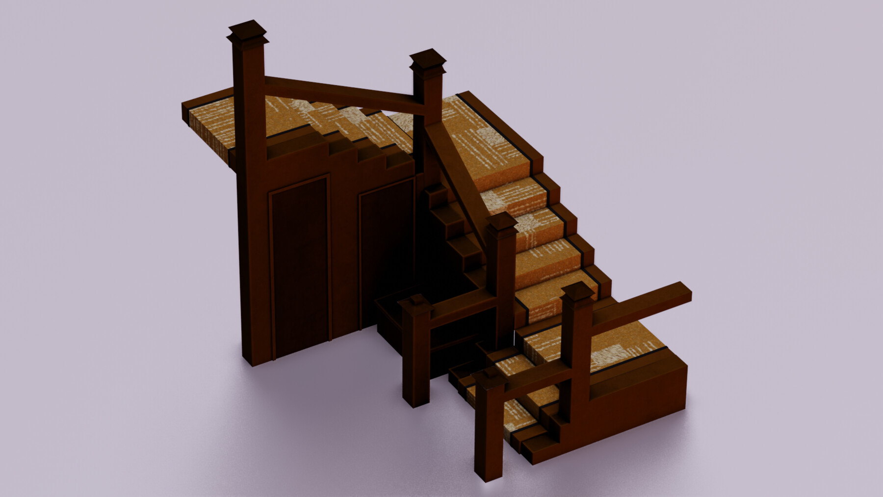 ArtStation - STAIRCASE LOW POLY GAME READY | Game Assets
