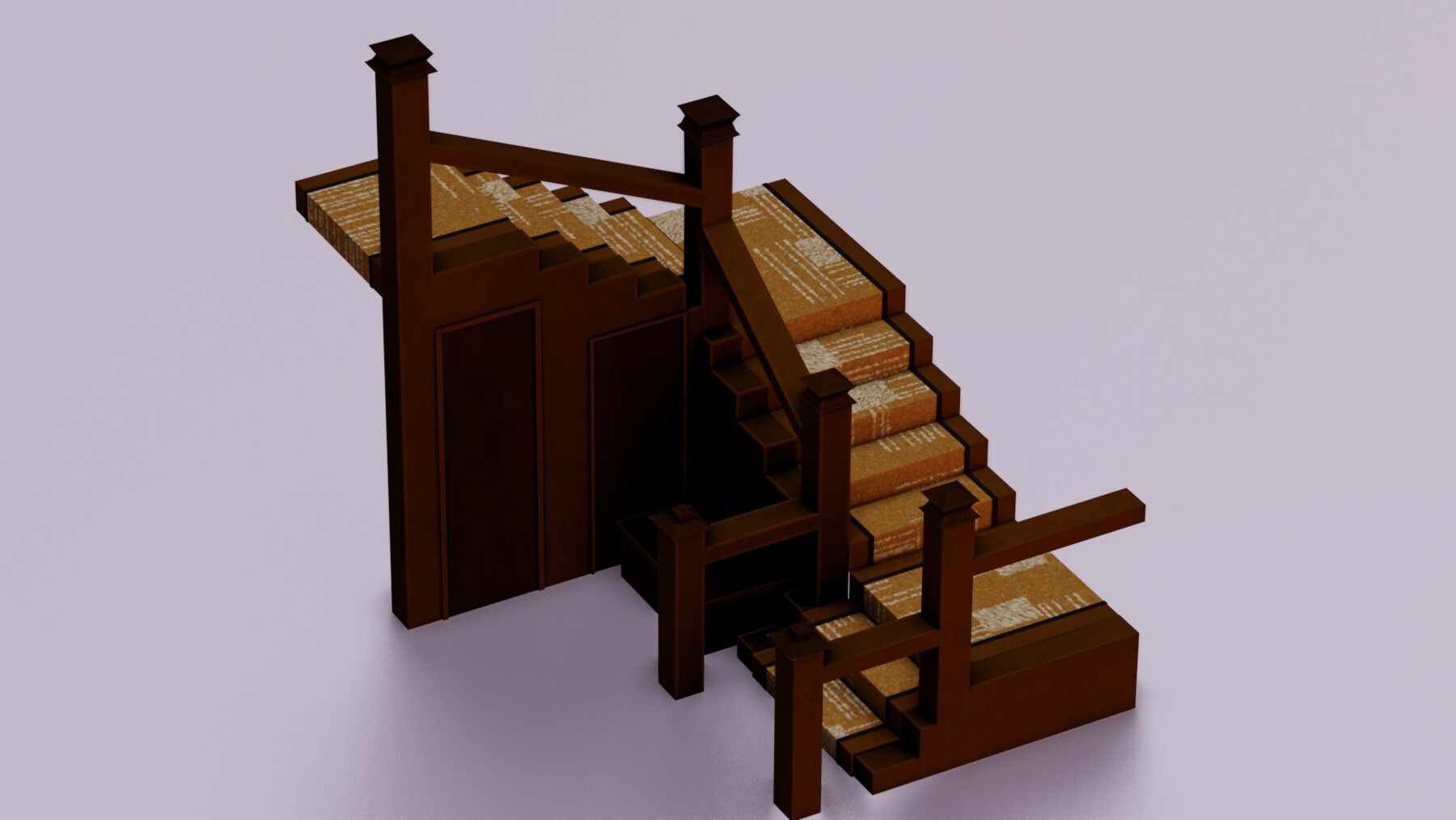 ArtStation - STAIRCASE LOW POLY GAME READY | Game Assets