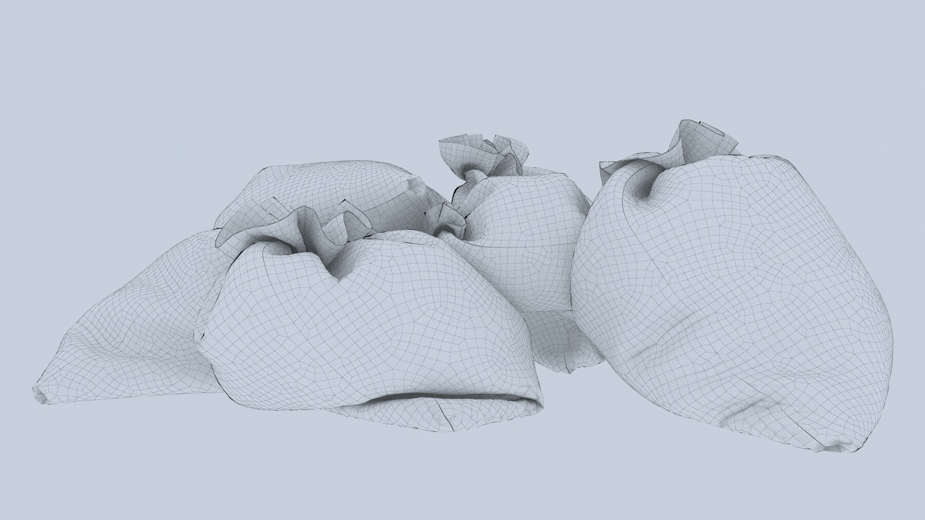 ArtStation - Textured Garbage Bags 1 | Game Assets