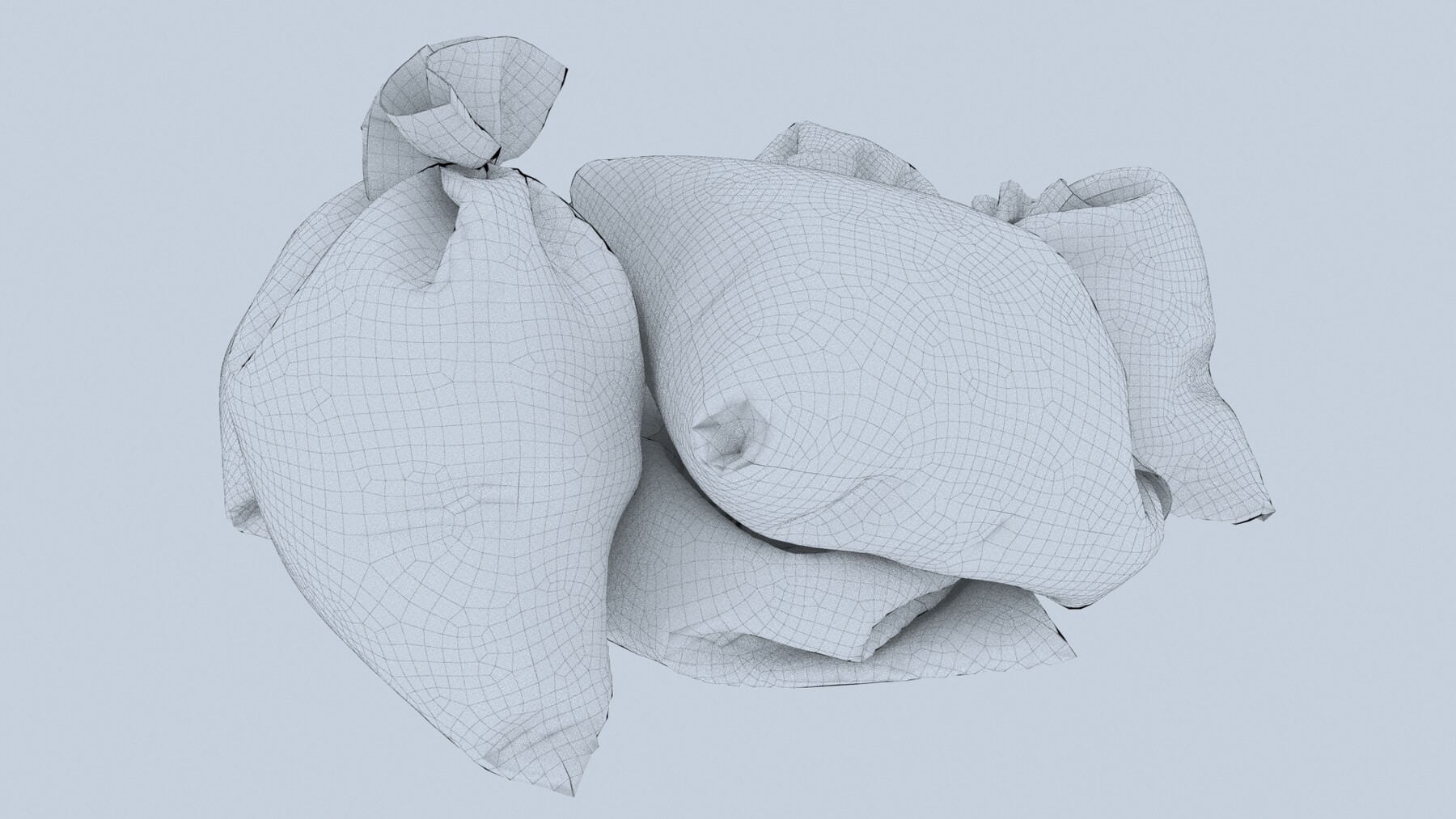 ArtStation - Textured Garbage Bags 2 | Game Assets