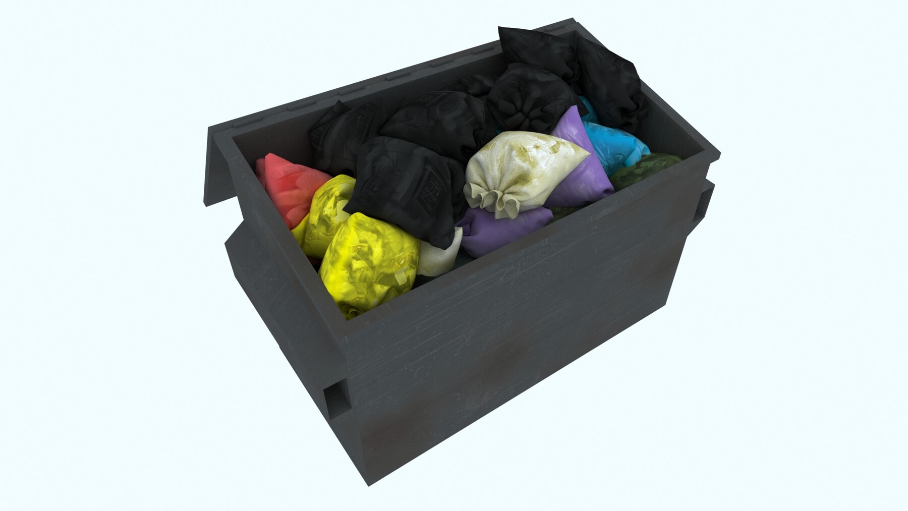 ArtStation - Garbage Container 1 | Game Assets