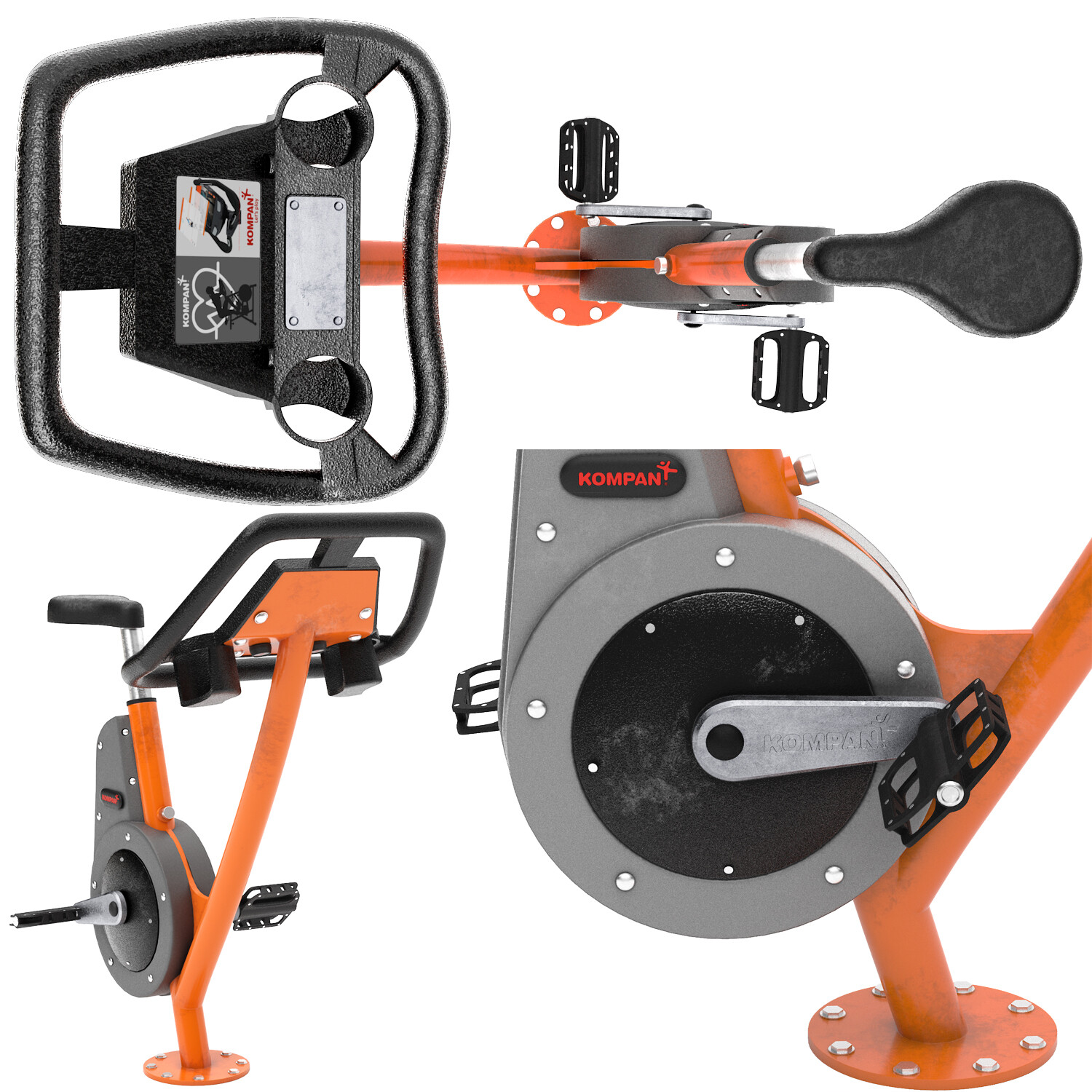 ArtStation - outdoor Fitness Bike | Resources