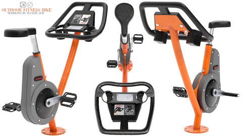 ArtStation - outdoor Fitness Bike | Resources