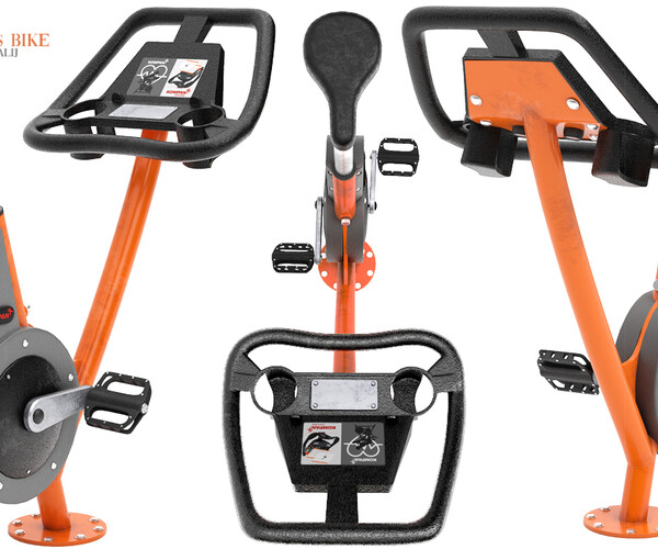 ArtStation - outdoor Fitness Bike | Resources