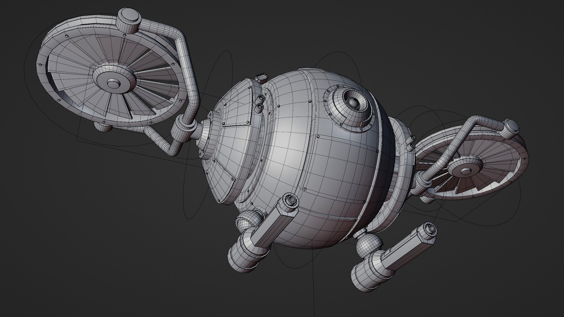 ArtStation - Sci-Fi Security Drone (Blender) | Resources
