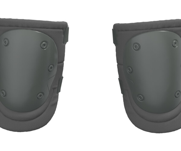ArtStation - Knee Pad Black Hawk (Marvelous Designer / Clo 3D project+OBJ) | Resources