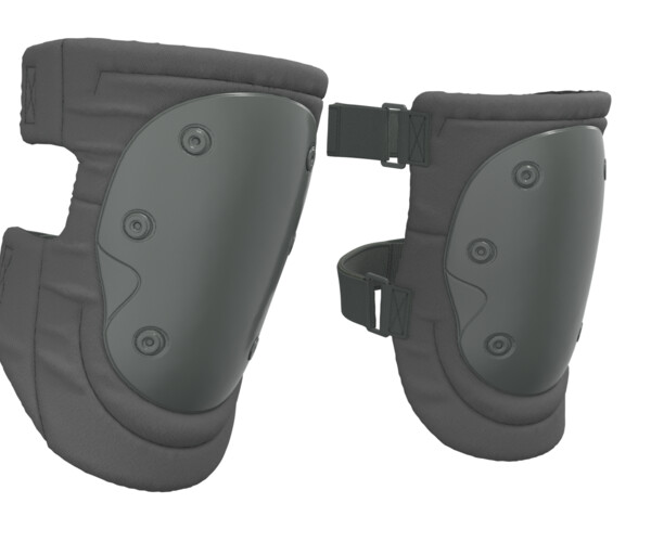 ArtStation - Knee Pad Black Hawk (Marvelous Designer / Clo 3D project ...