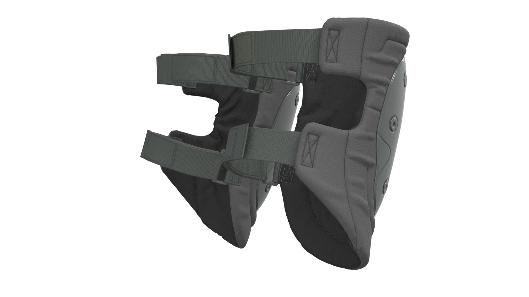 ArtStation - Knee Pad Black Hawk (Marvelous Designer / Clo 3D project+OBJ) | Resources