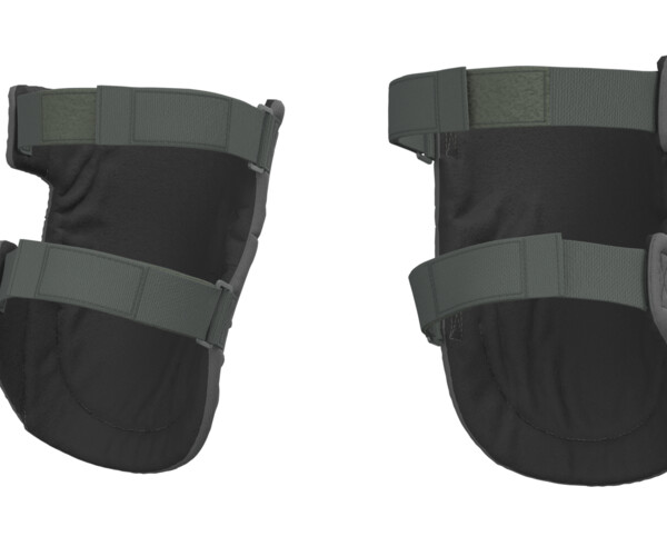ArtStation - Knee Pad Black Hawk (Marvelous Designer / Clo 3D project ...