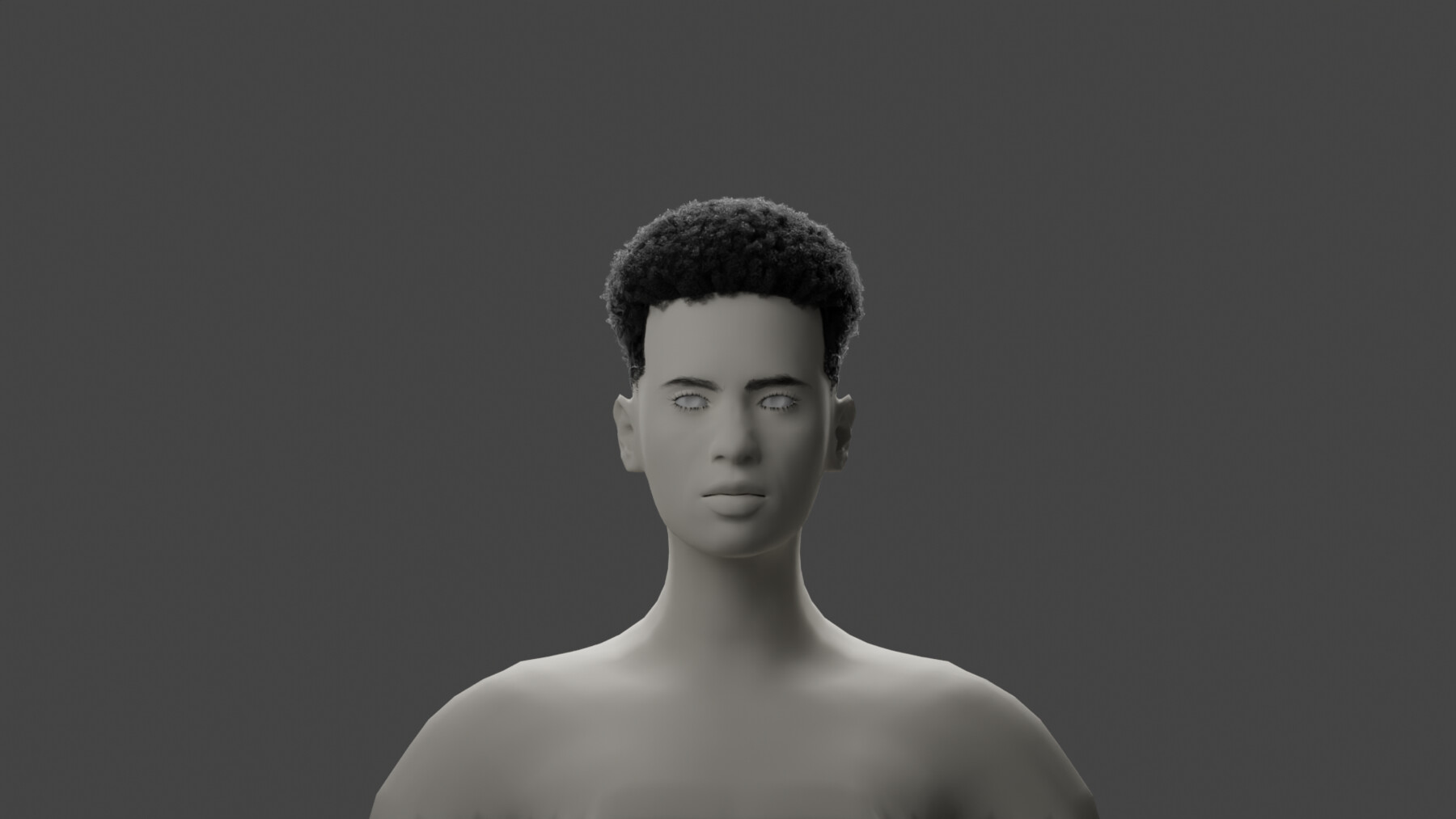 ArtStation - High Top Fade Hair | Game Assets
