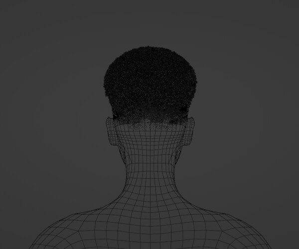 ArtStation - High Top Fade Hair | Game Assets