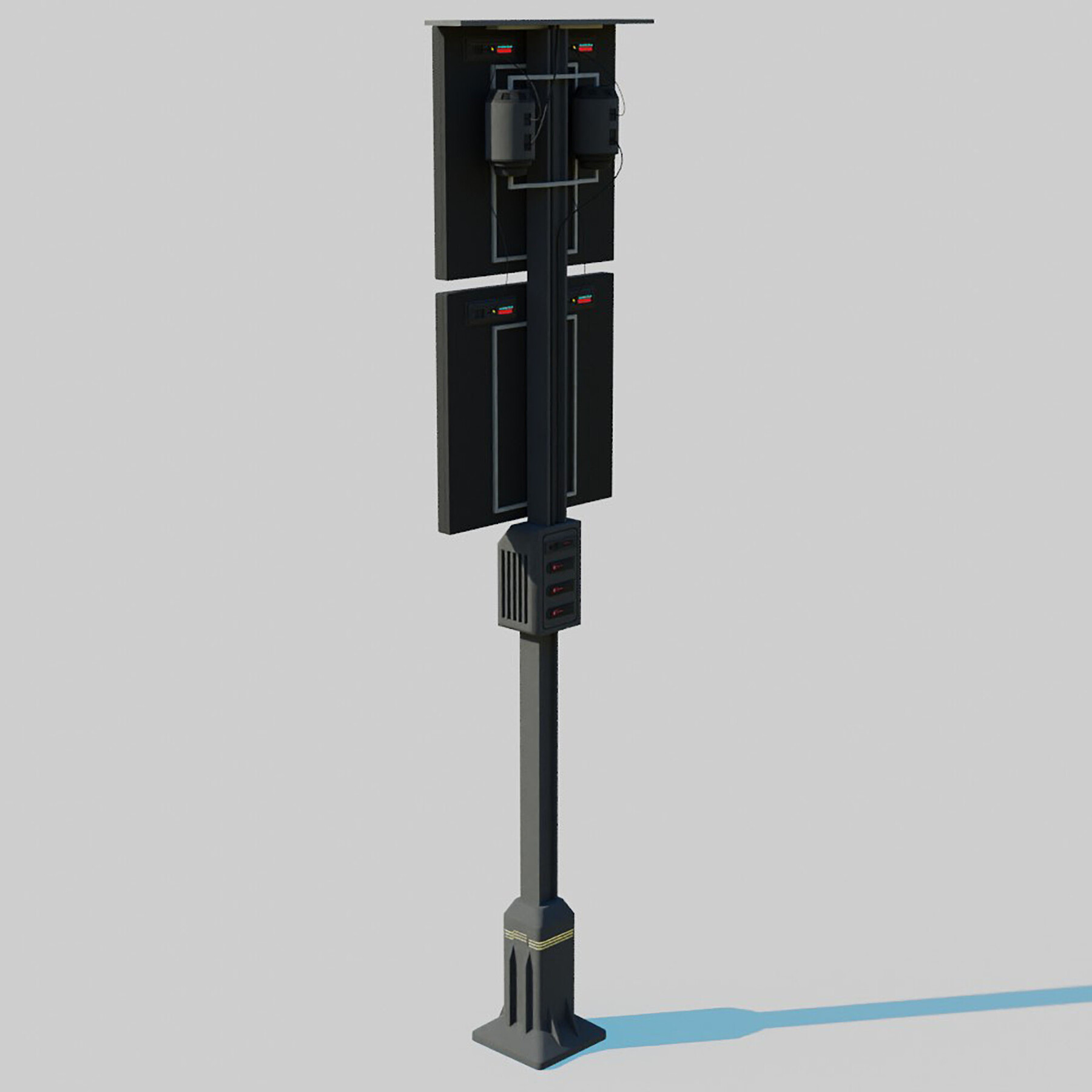 ArtStation - Cyberpunk Street Signs Double | Resources