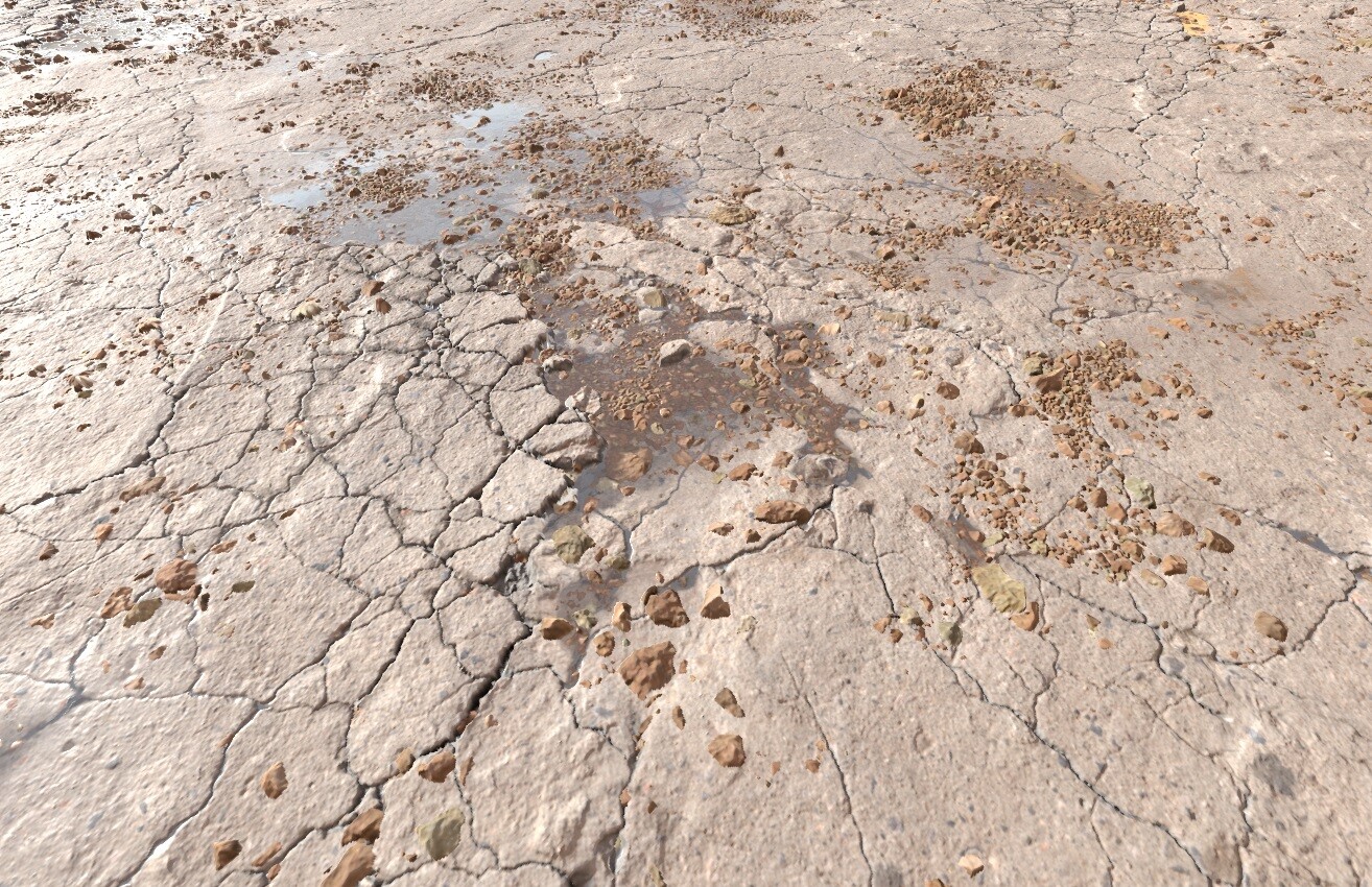 ArtStation - Apocalyptic Concrete PBR Texture | Game Assets