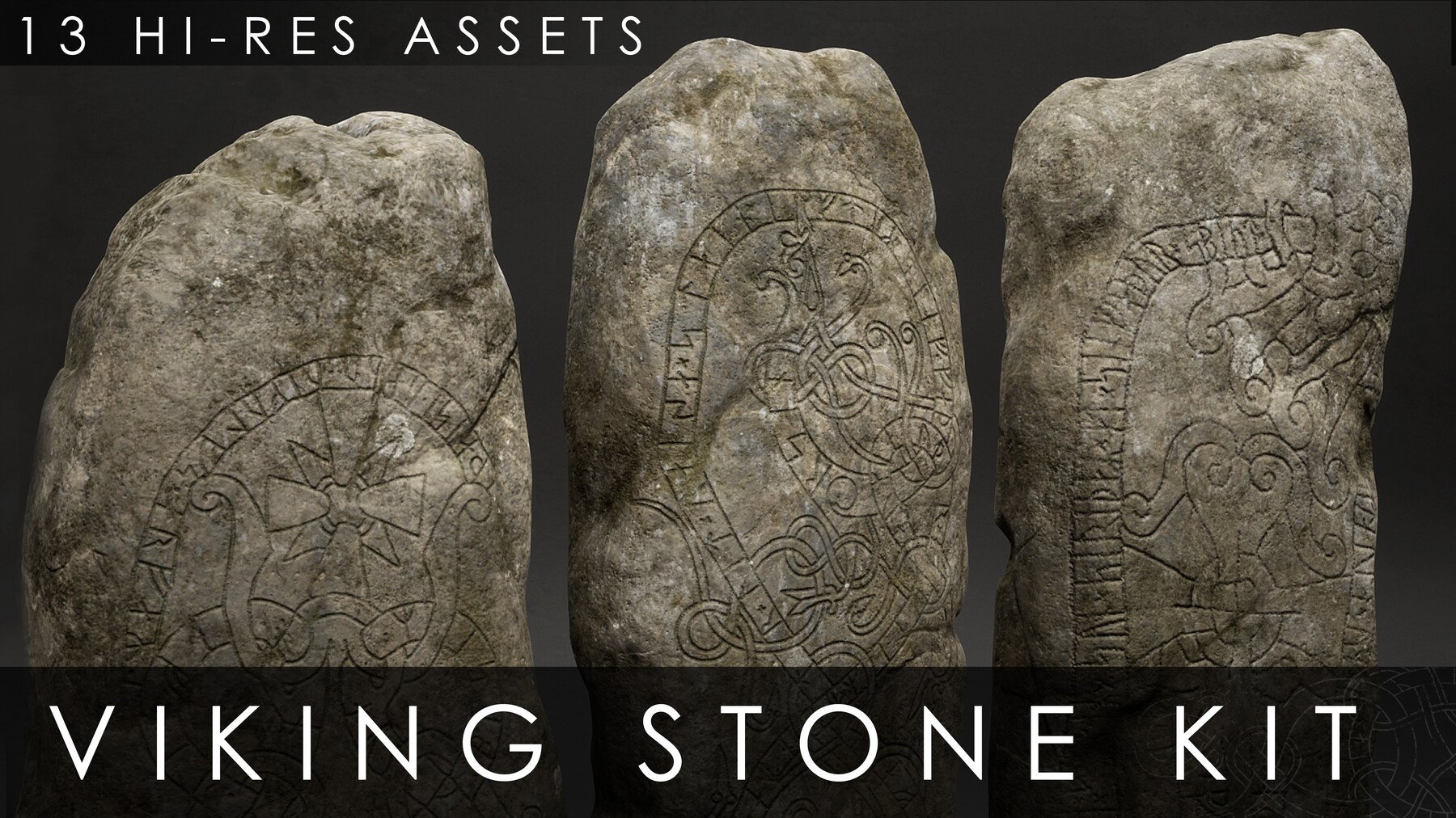 ArtStation - Viking Stones Kit (Game Ready) | Game Assets