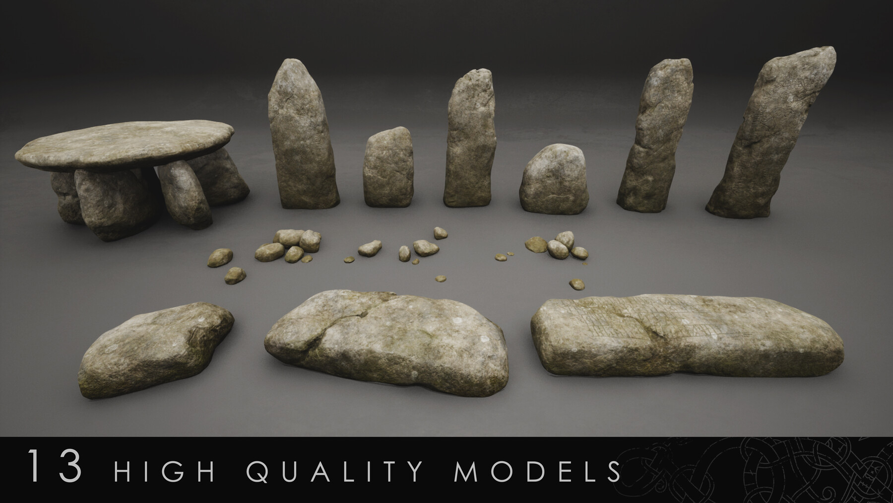 ArtStation - Viking Stones Kit (Game Ready) | Game Assets