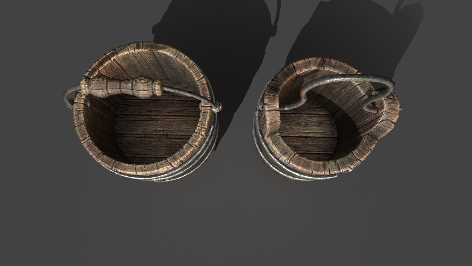 ArtStation - Wood buckets with poison | Game Assets