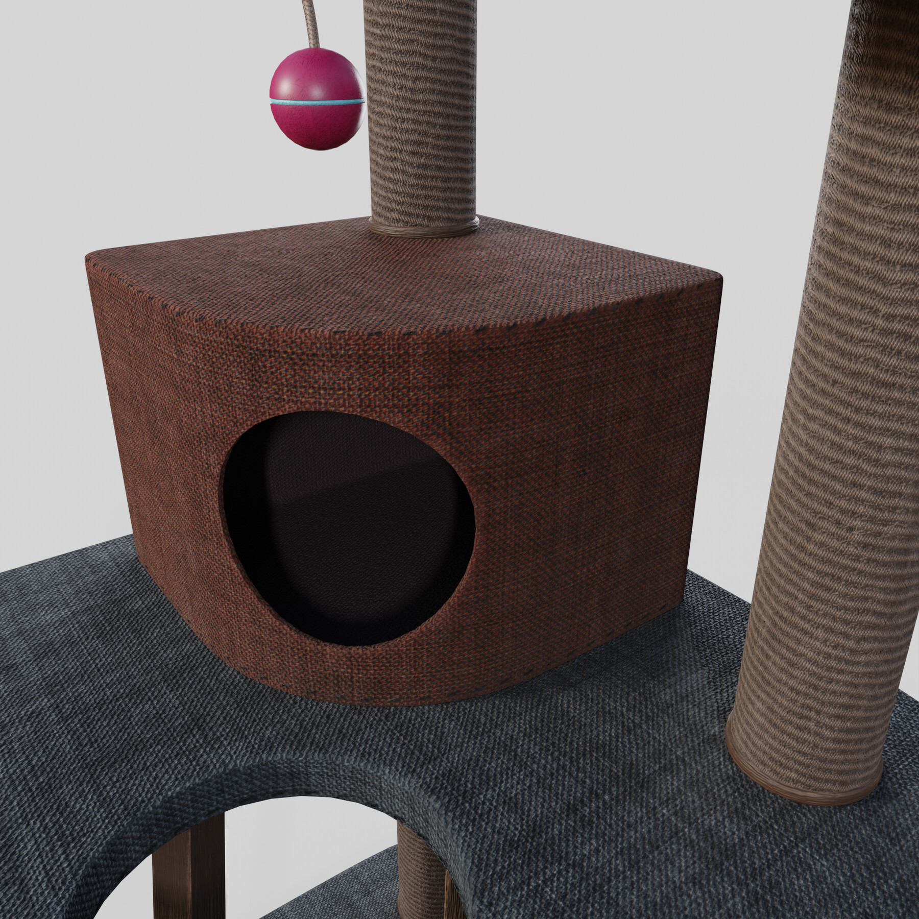 ArtStation - Cat tree house | Game Assets