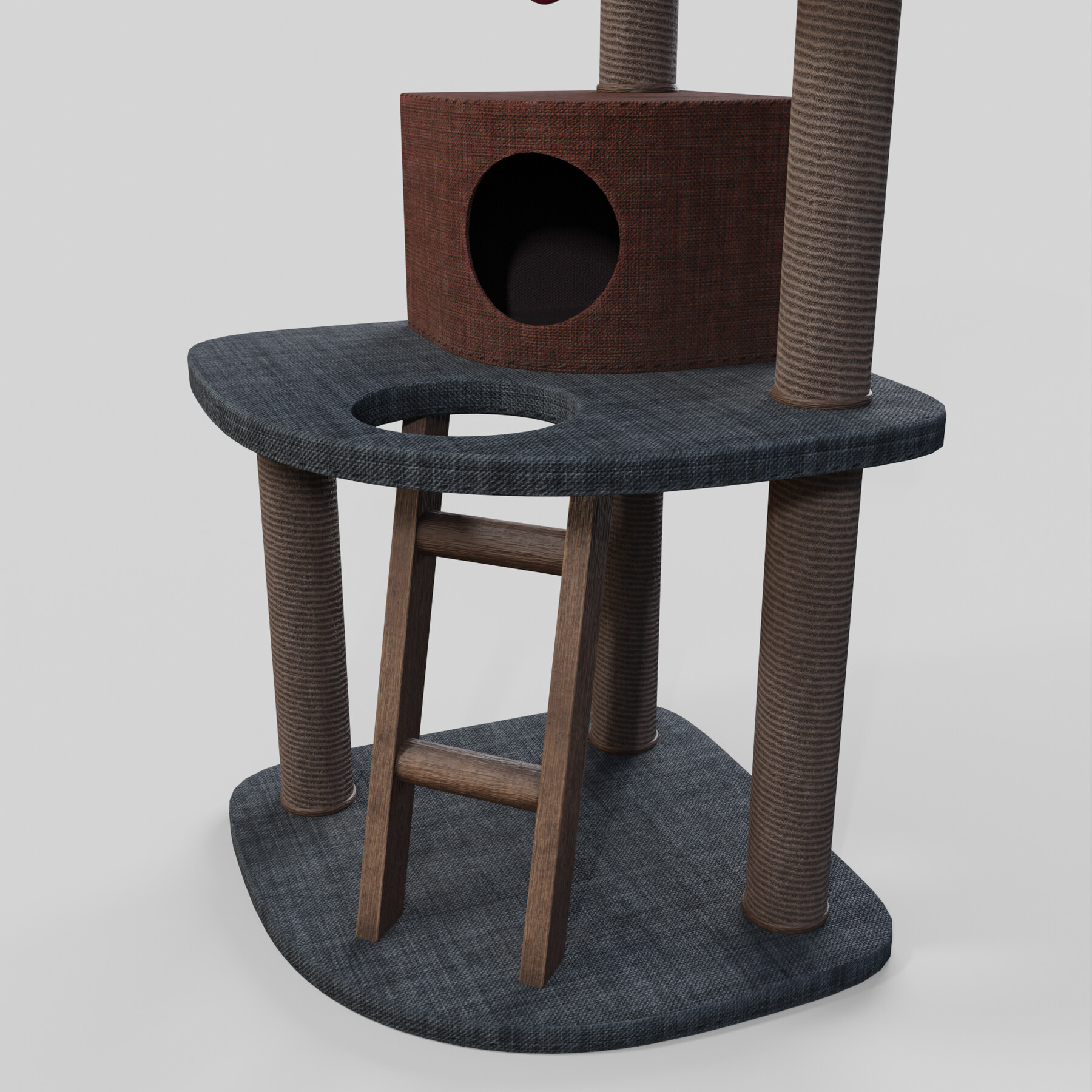 ArtStation - Cat tree house | Game Assets
