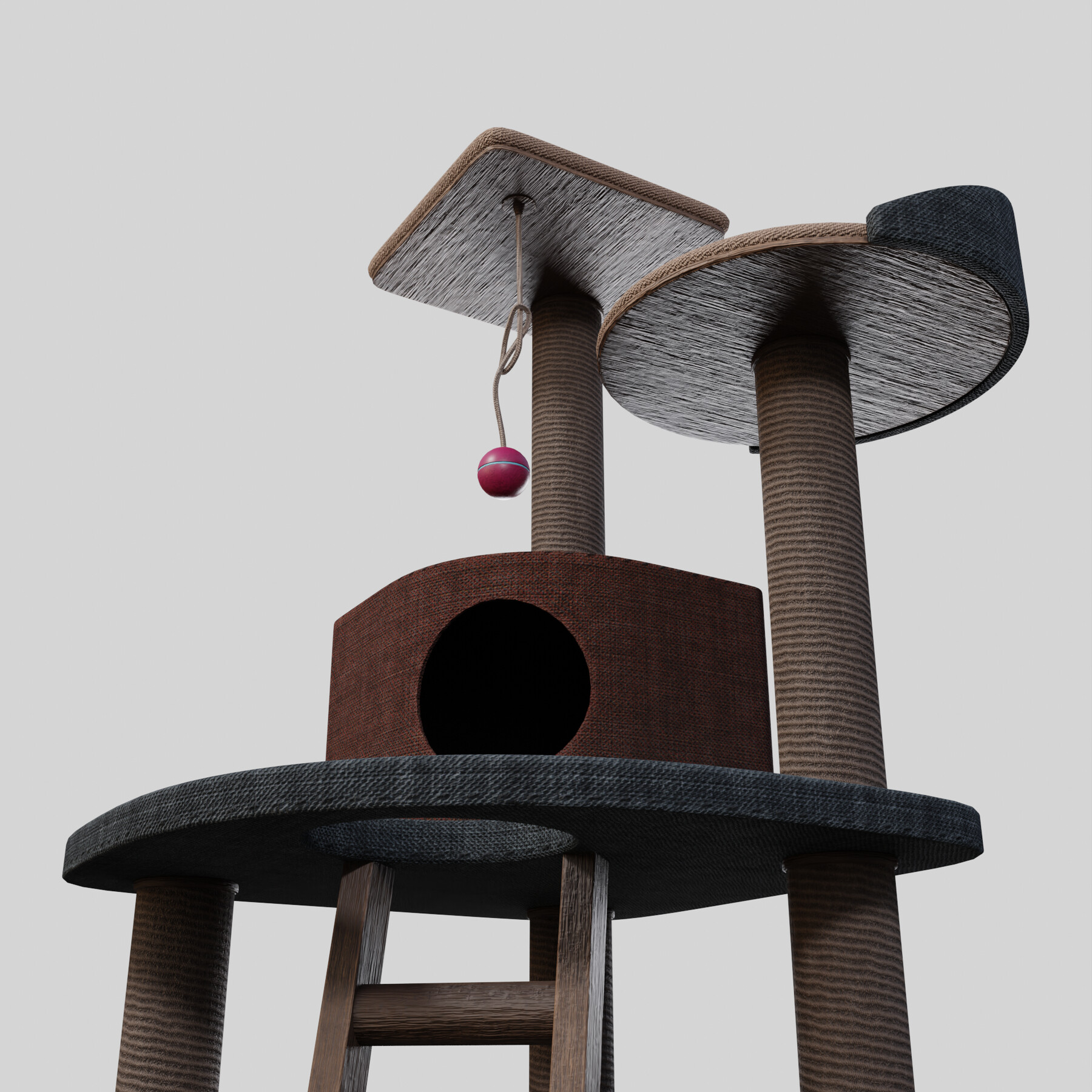 ArtStation - Cat tree house | Game Assets