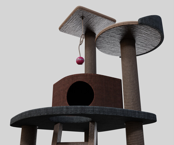 ArtStation - Cat tree house | Game Assets