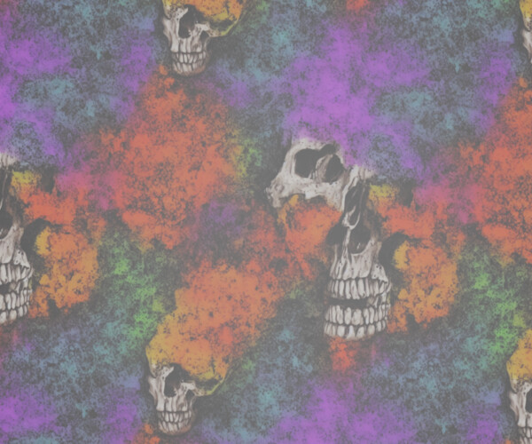 ArtStation - Skull Textures (Seamless) [15 Pack] *sp00ky halloween time ...