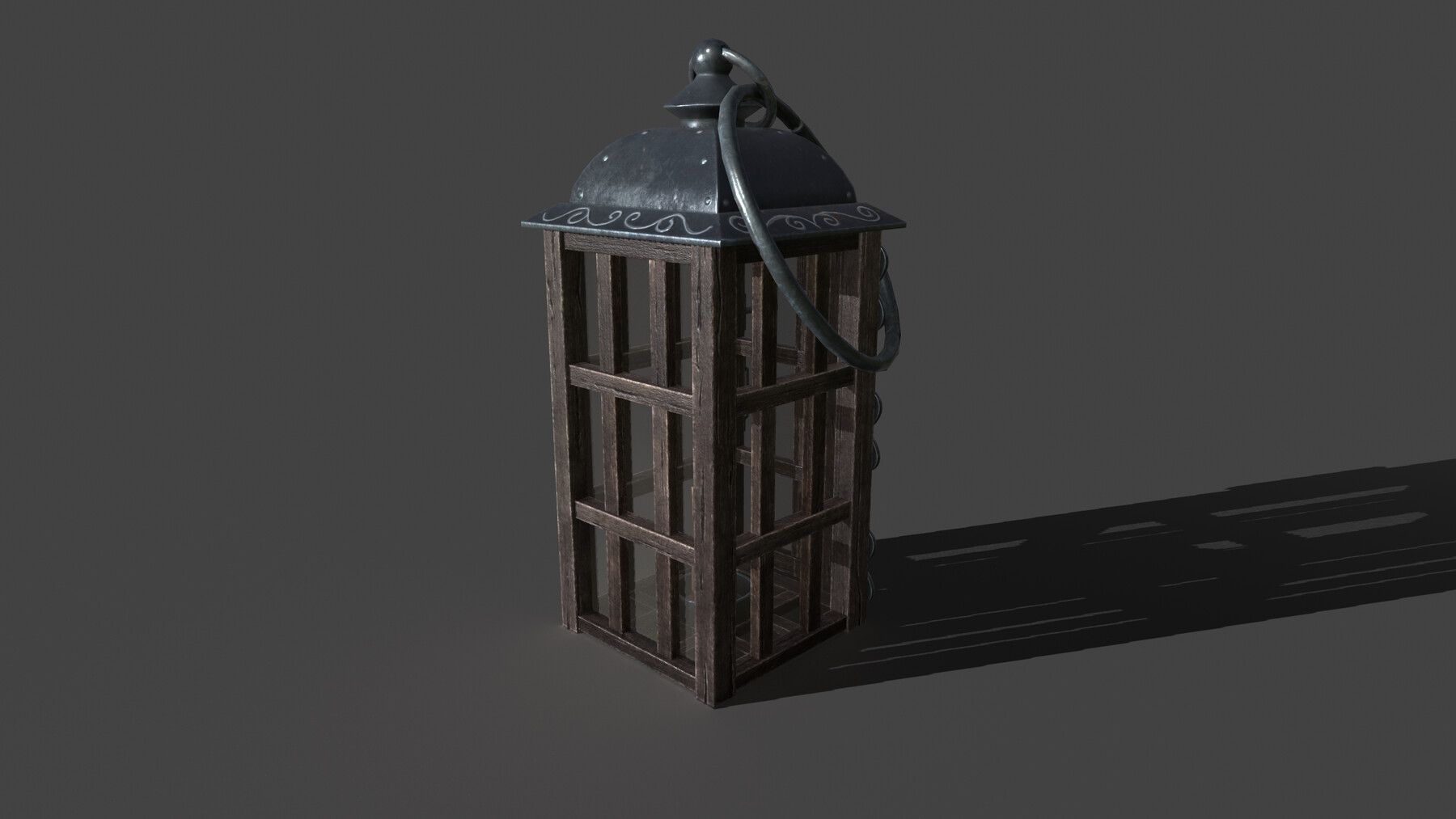 ArtStation - Wooden lamp | Game Assets