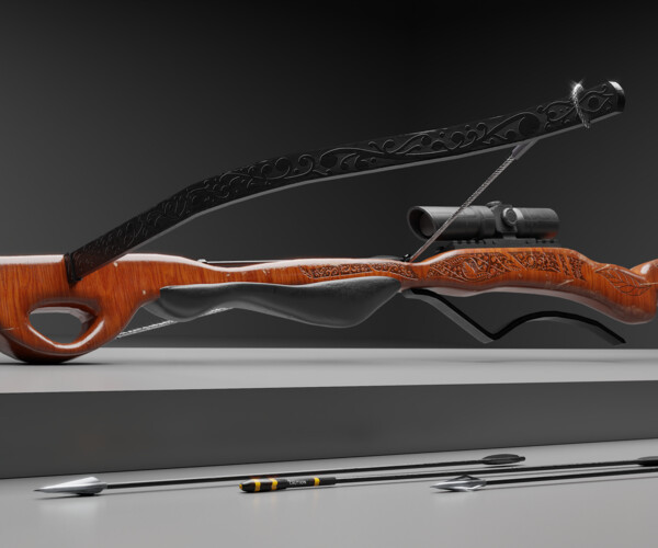 ArtStation - Medieval Retrofitted Crossbow | Game Assets