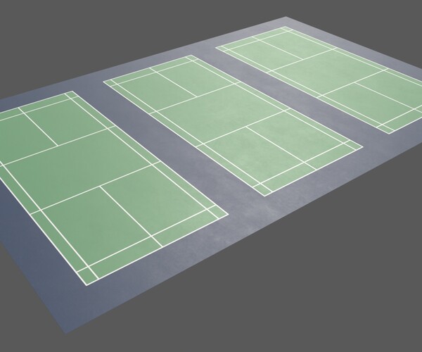 ArtStation - PBR Multi Sports Game Court Floor | Game Assets